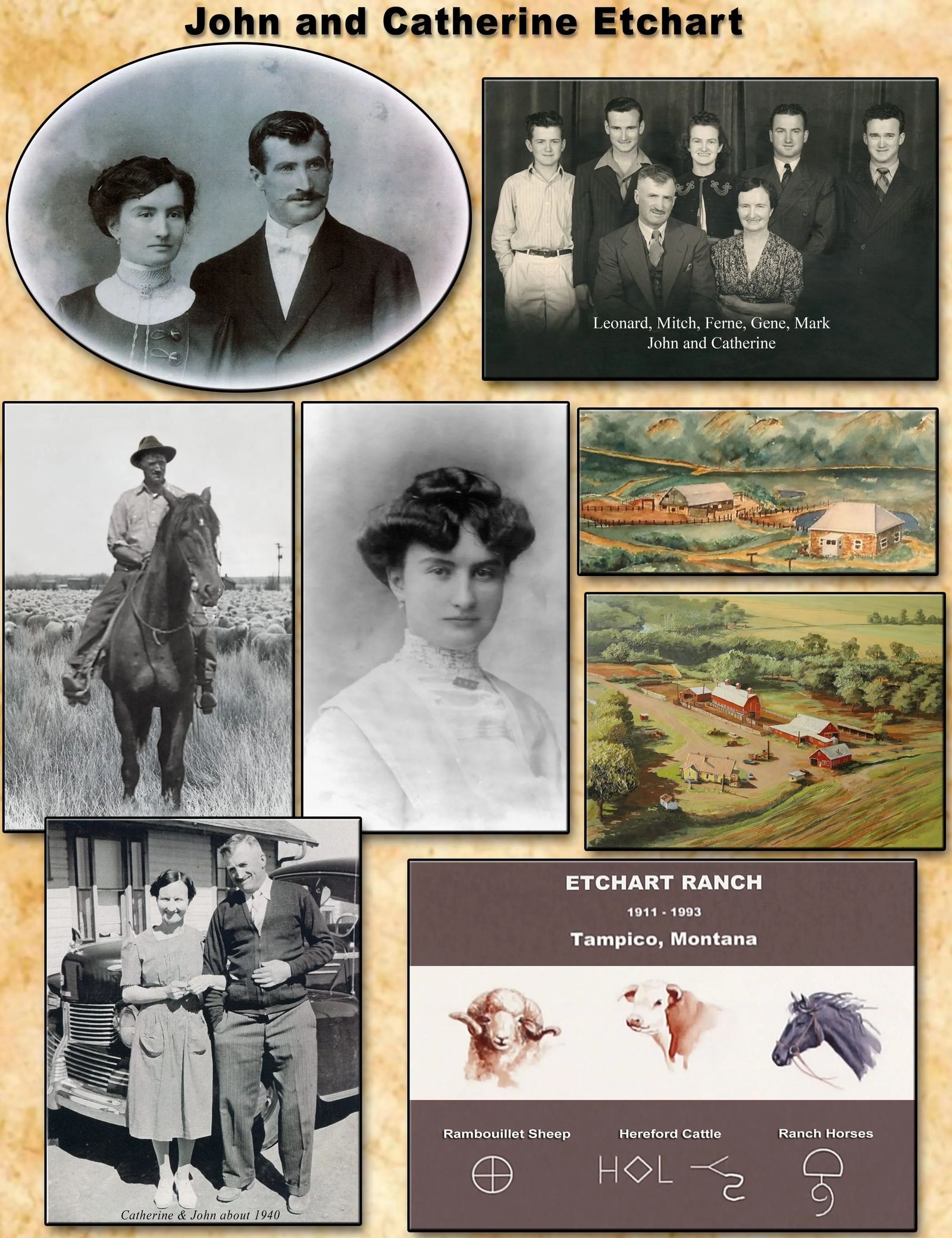 John & Catherine Etchart, Tampico